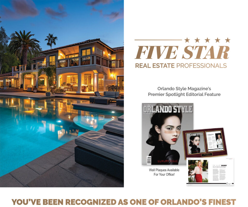 Congratulations Five Star Real Estate Professionals - Orlando Style ...